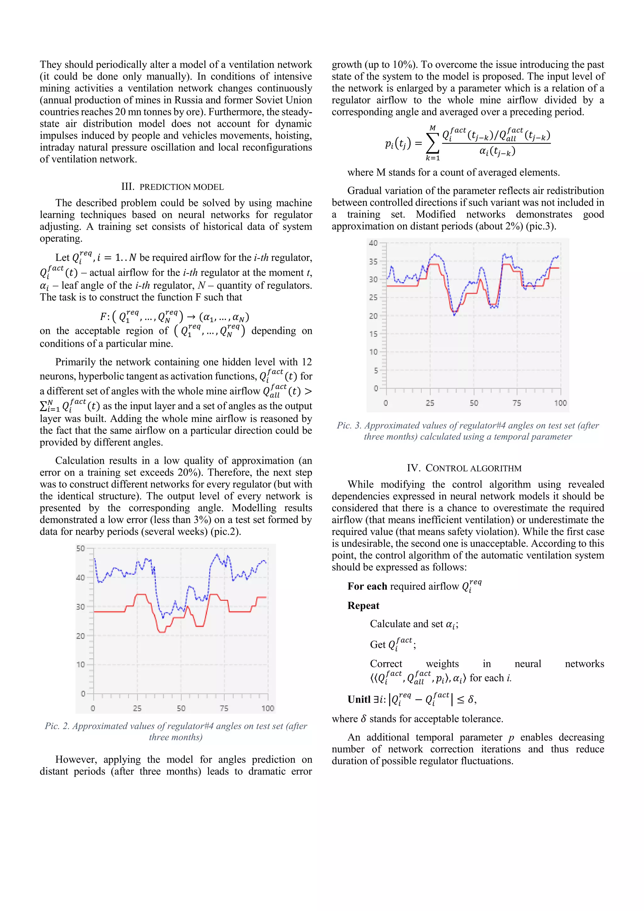 Neural networks for mine ventilation control systems | PDF