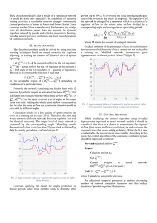Neural networks for mine ventilation control systems | PDF