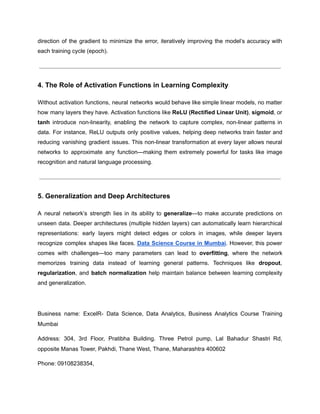 Neural Networks_ How They Work.pdf excelr | PDF