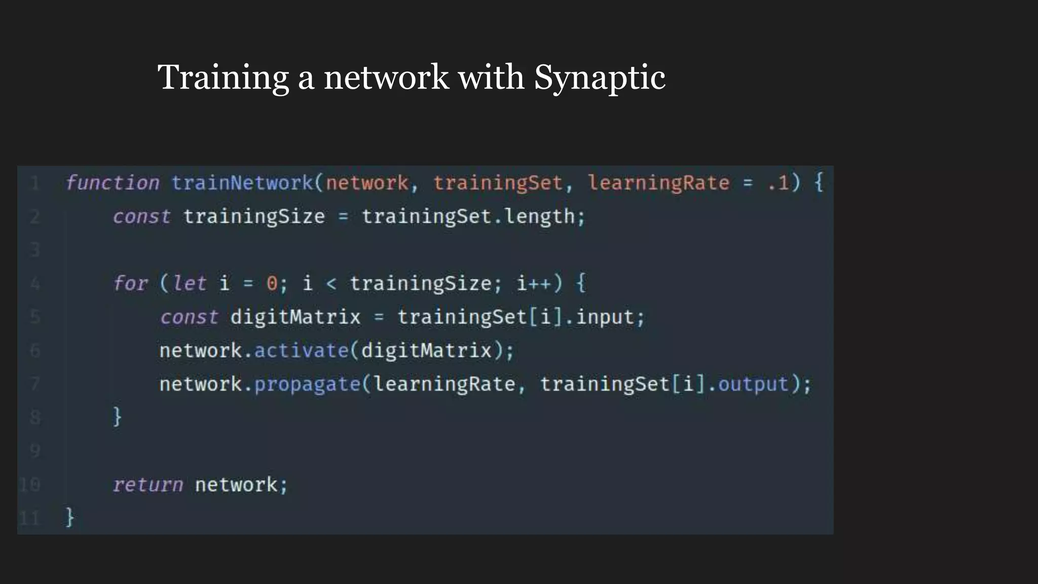 Recognizing hand-written digits with Synaptic.js