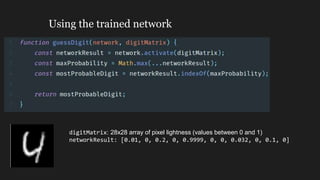 Recognizing hand-written digits with Synaptic.js