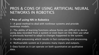 Neural networks in robotics | PPT