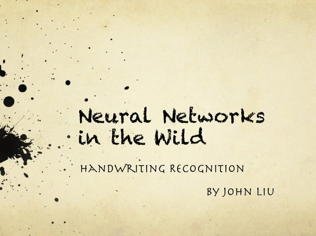 Neural Networks in the Wild: Handwriting Recognition | PDF | Computing | Technology & Computing