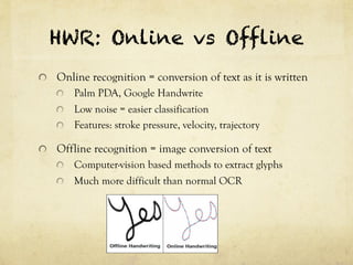 Neural Networks in the Wild: Handwriting Recognition | PDF