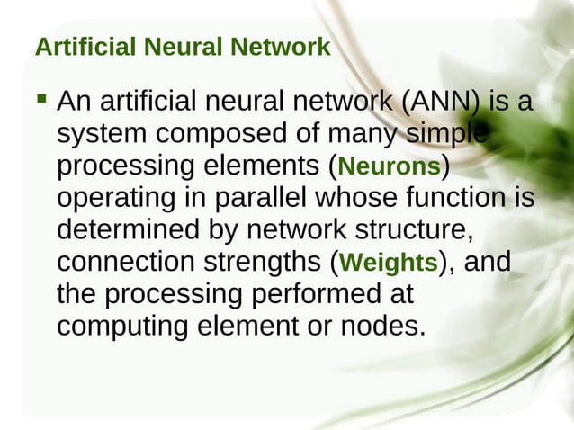Neural networks introduction | PPT