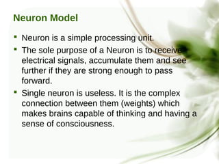 Neural networks introduction | PPT