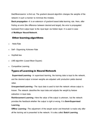 Neural networks of artificial intelligence | PDF