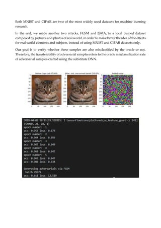 Black-Box attacks against Neural Networks - technical project report | PDF