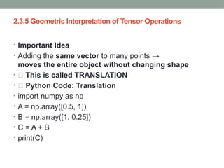 Understanding Deep Learning: Tensor Operations in Neural Networks | PPTX