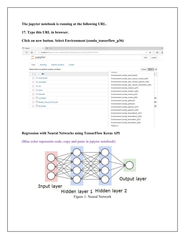 Neural networks using tensor flow in amazon deep learning server | PDF