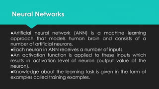 Neural network techniques | PPT