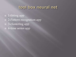 # Neural network toolbox | PPTX