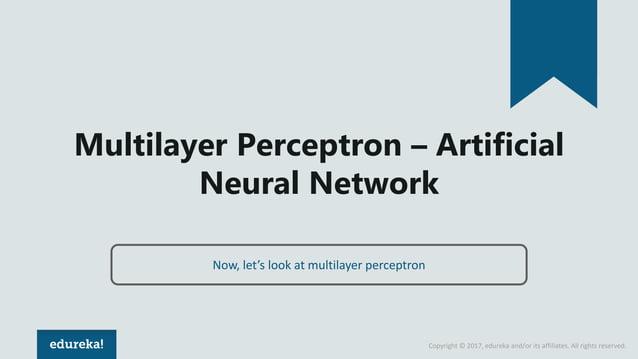 Artificial Neural Network Tutorial Deep Learning With Neural Networks Edureka Ppt