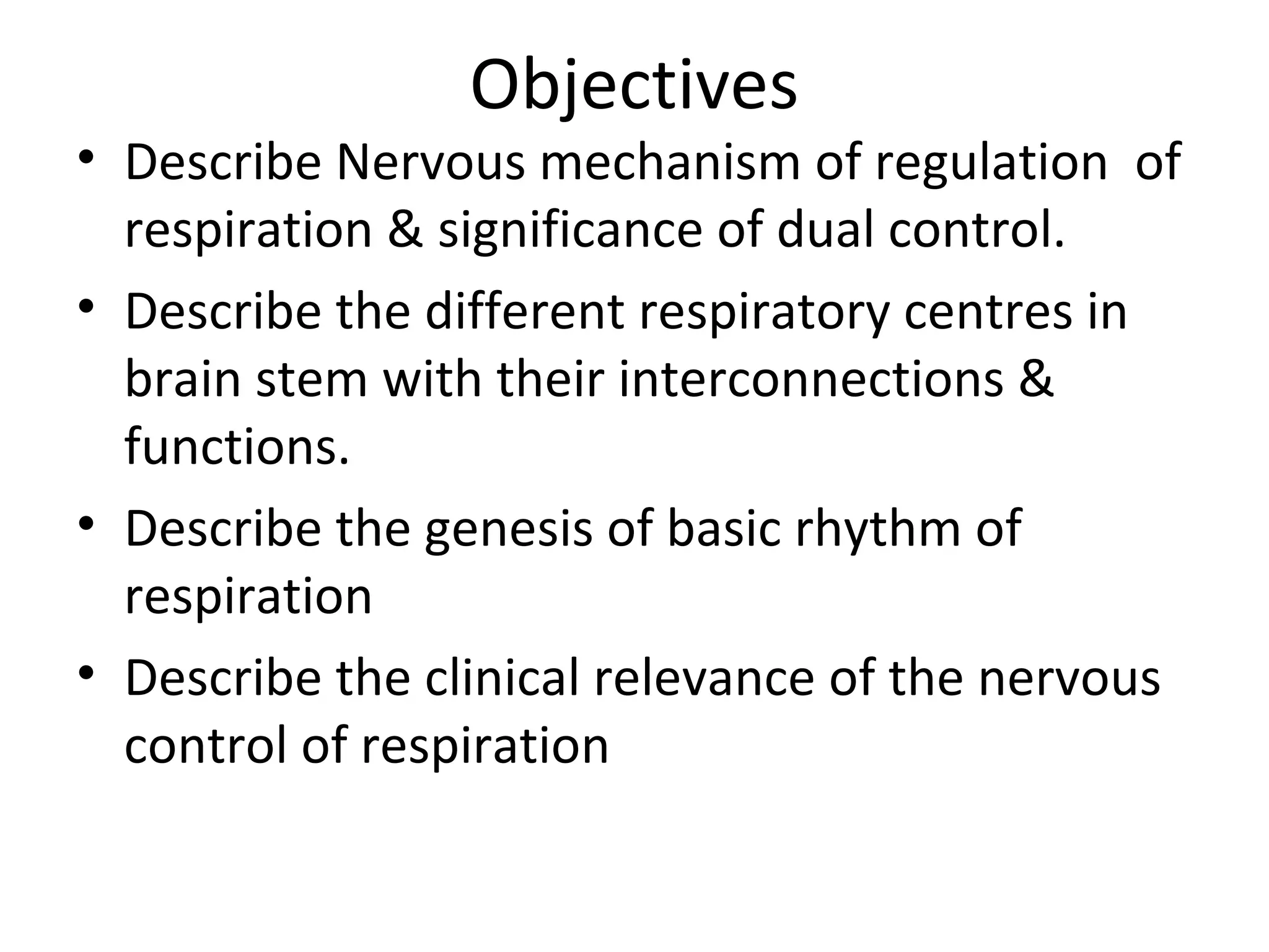 Neural regulation of resp by Dr. Mrs Sunita M. Tiwale Professor Dept of ...