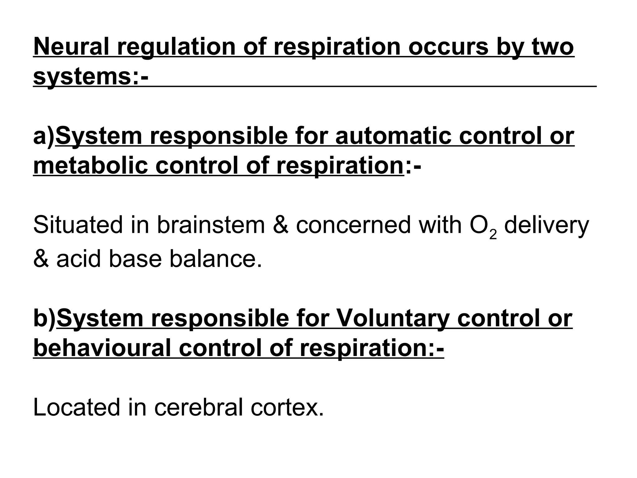 Neural regulation of resp by Dr. Mrs Sunita M. Tiwale Professor Dept of ...