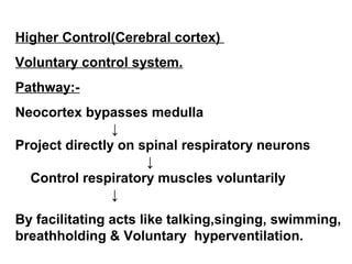 Neural regulation of resp by Dr. Mrs Sunita M. Tiwale Professor Dept of ...