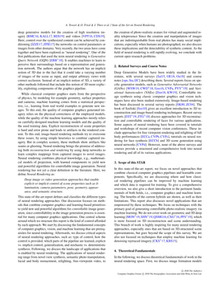 2020 State of the Art of Neural Rendering | PDF | 3-D Graphics | Computer Software and Applications