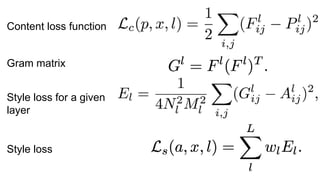Neural style transfer | PPTX