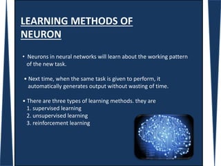 Neural system/ Neural Networks | PPT