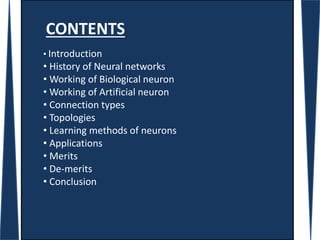 Neural system/ Neural Networks | PPT