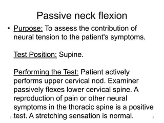 Neural tissue mobilization | PPTX