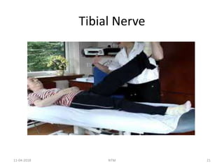 Neural tissue mobilization | PPTX