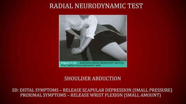 Neural tissue mobilization Upper Limb Assessment | PPTX | Brain and ...