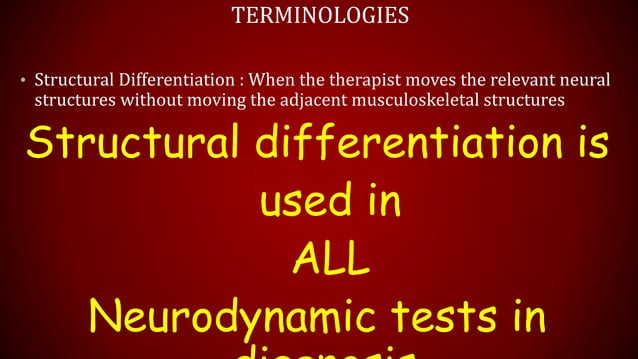 Neural tissue mobilization Upper Limb Assessment | PPTX | Brain and ...