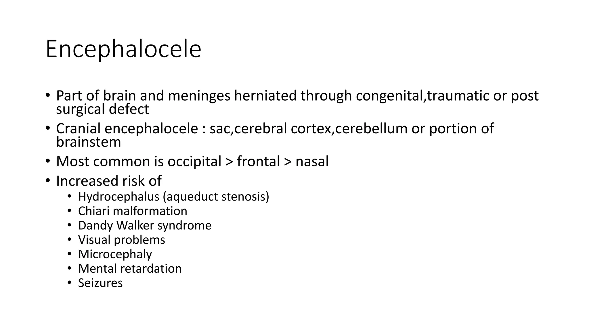 Neural tube defect | PPT