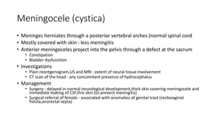 Neural tube defect | PPT