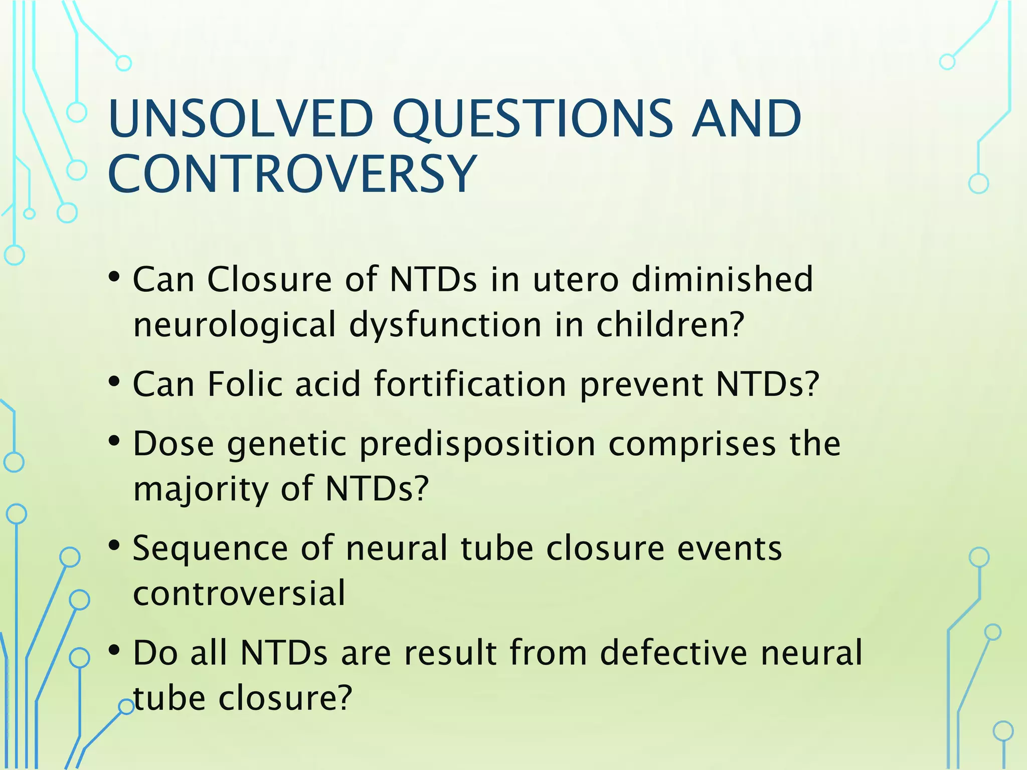Neural tube defect | PPTX