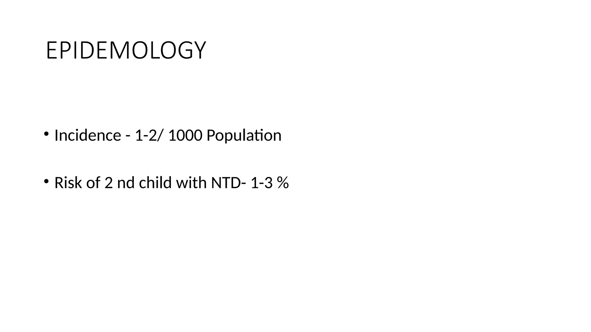 Neural Tube Defects in children - paediatric surgery | PPT