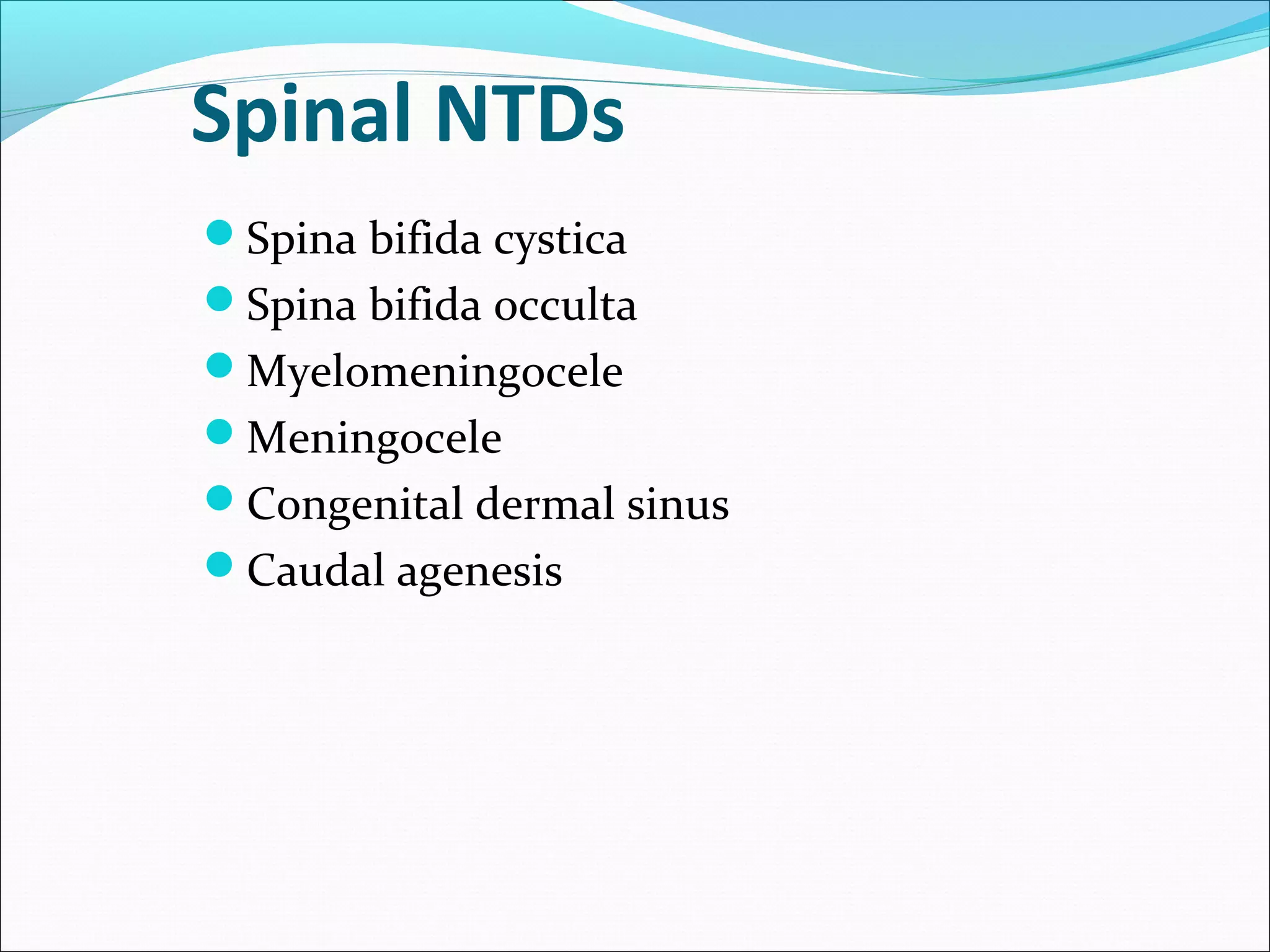 Neural tube defects | PPT