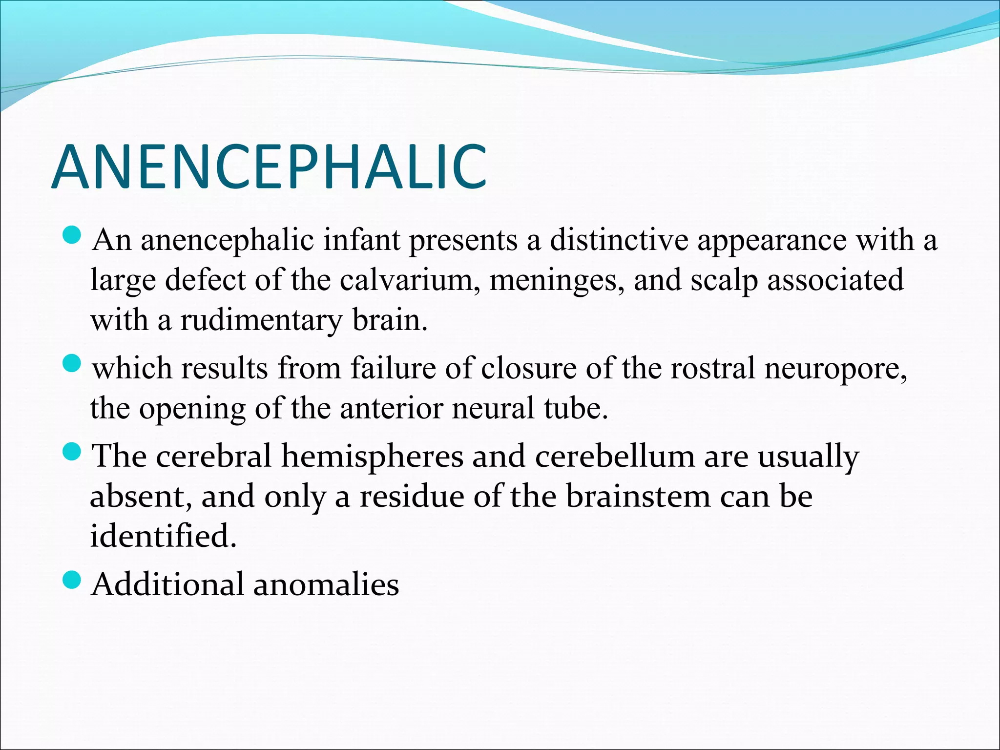 Neural tube defects | PPT