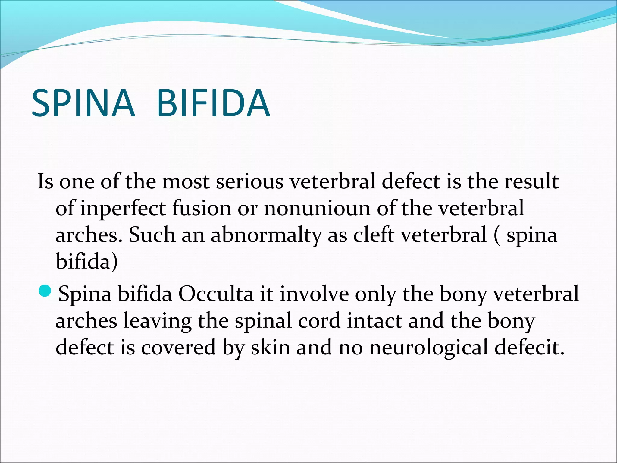 Neural tube defects | PPT