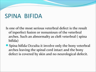 Neural tube defects | PPT