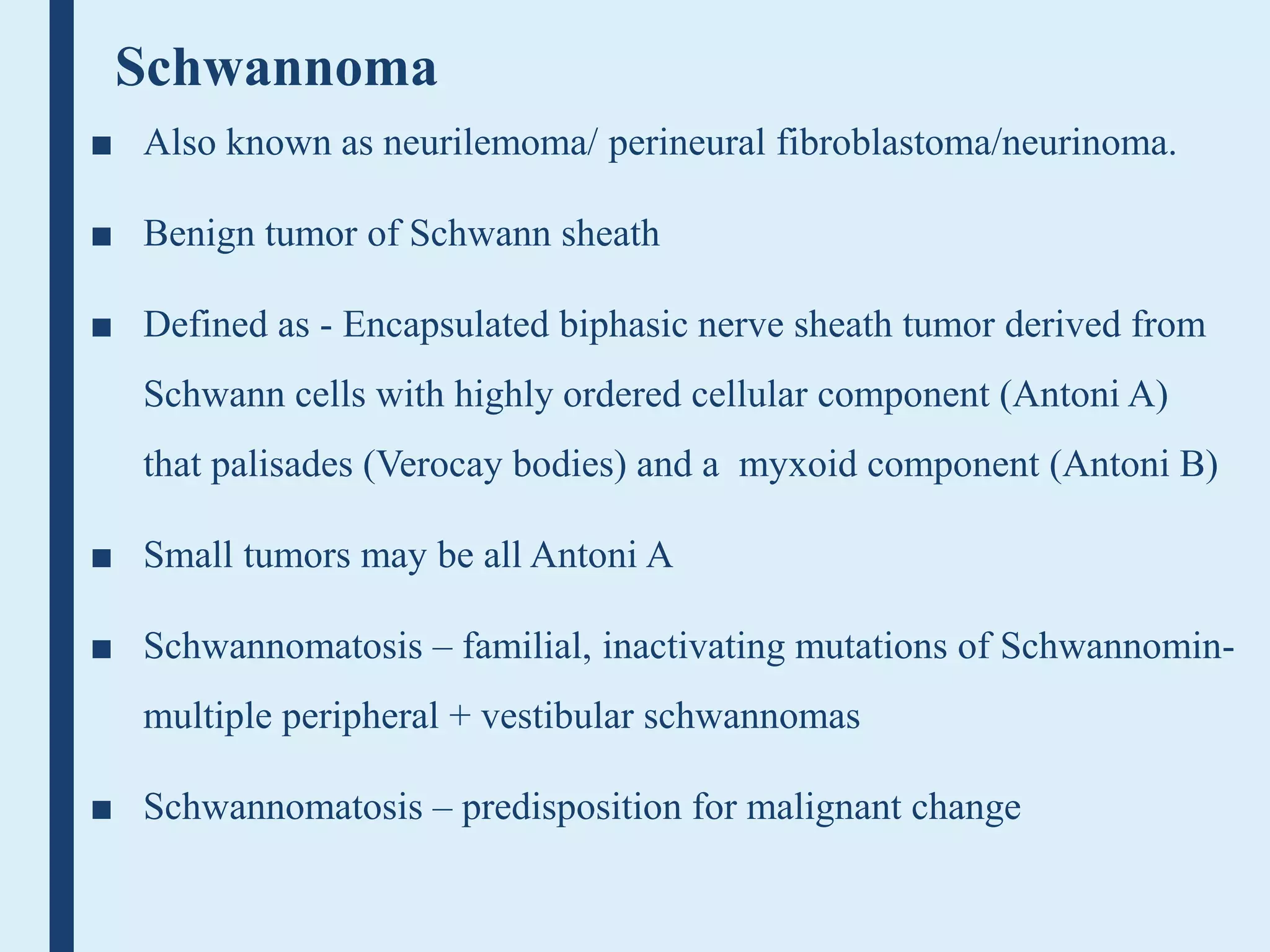 Neural tumors | PPTX