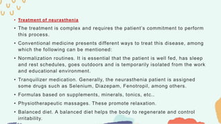 Neurasthenia | PPTX