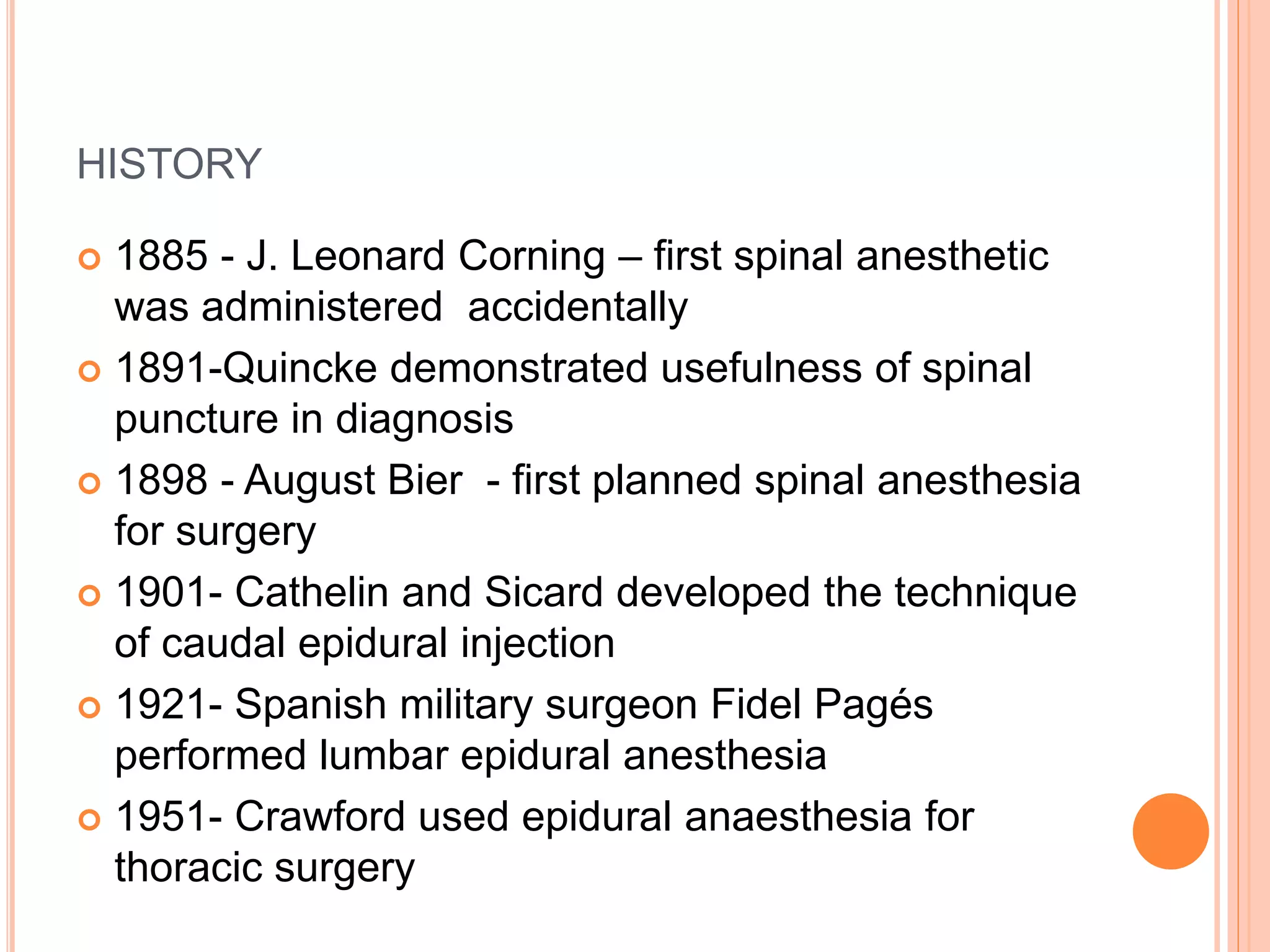 Neuraxial anaesthesia | PPTX