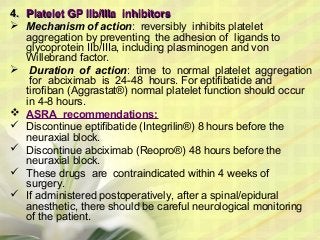 Neuraxial anesthesia and | PPT