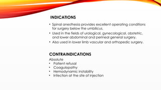 Neuraxial procedures in anesthesia and its importance | PPTX