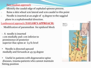 Neuraxial block | PPTX