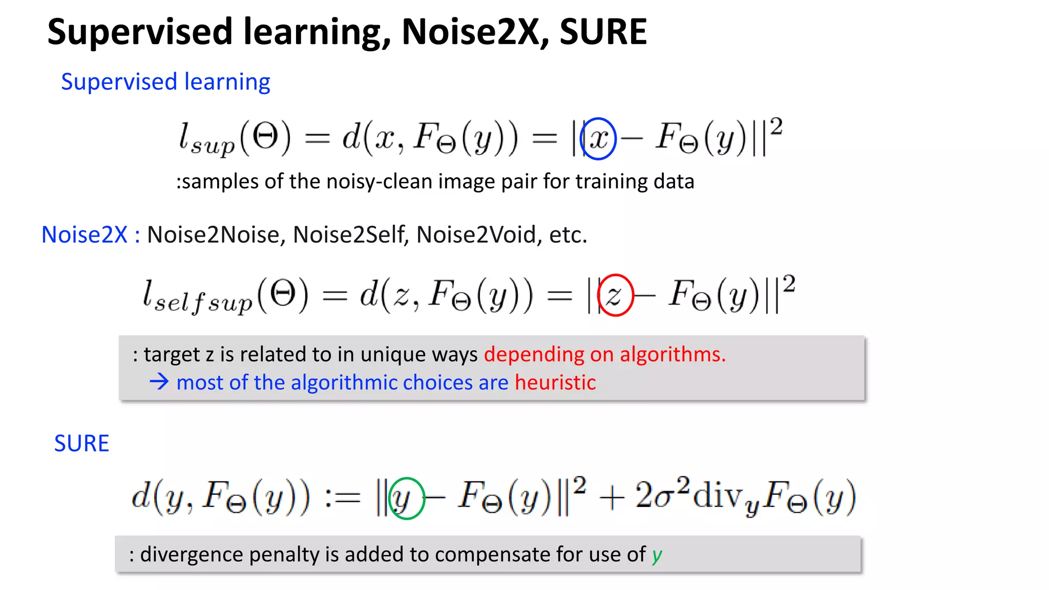 Noise2Score: Tweedie’s Approach to Self-Supervised Image Denoising without Clean Images | PPTX