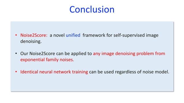 Noise2Score: Tweedie’s Approach to Self-Supervised Image Denoising ...