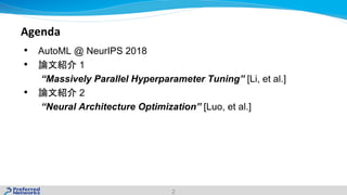 AutoML in NeurIPS 2018 | PDF
