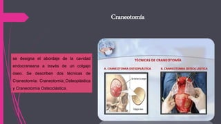 procedimientos quirúrgicos en neurología | PPTX