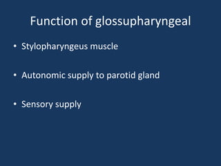 Neuro clinics 25- glossopharyngeal and vagus | PPT