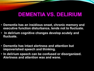 Neuro cognitive disorders | PPTX