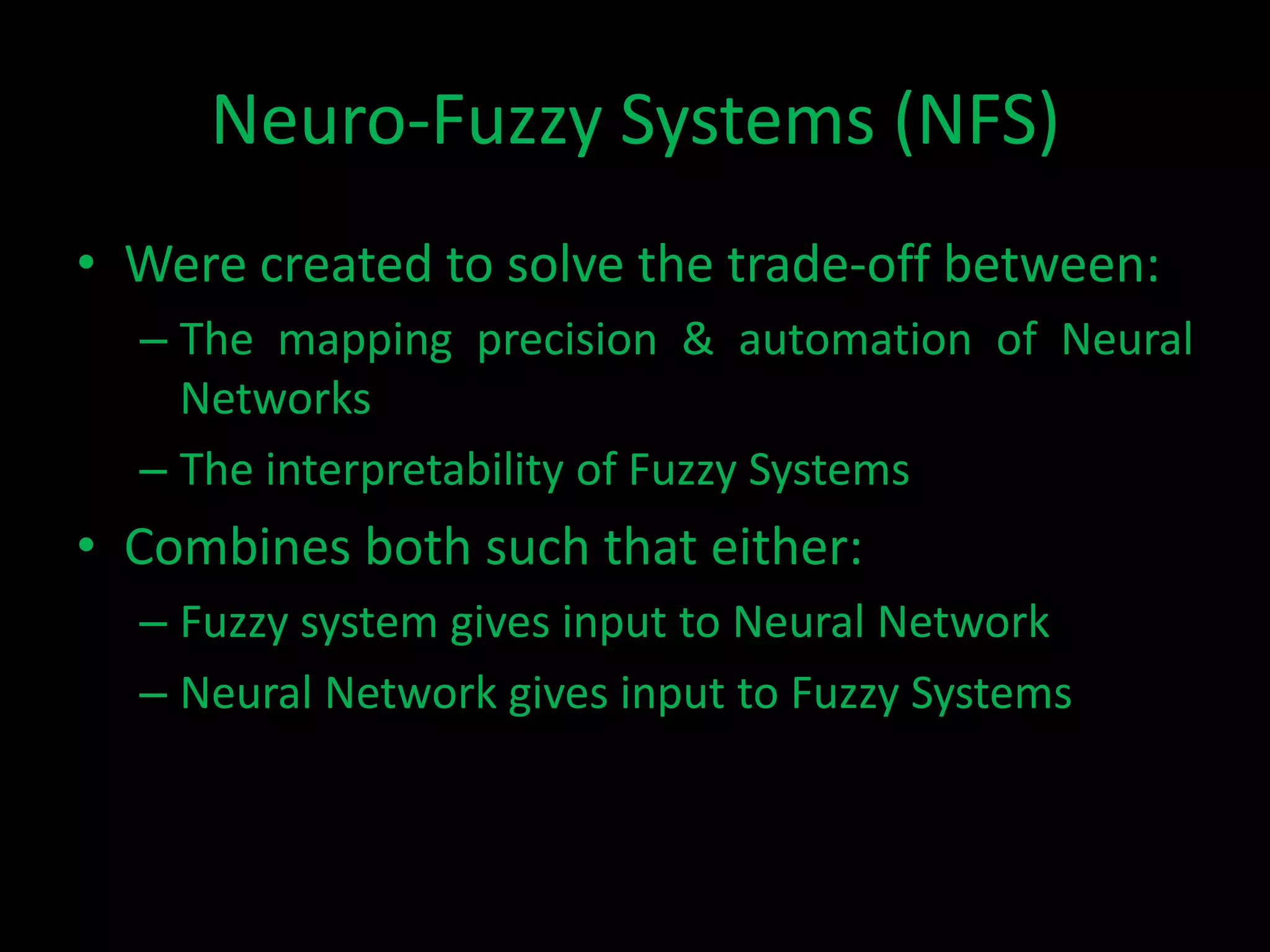 Neuro-fuzzy systems | PPTX