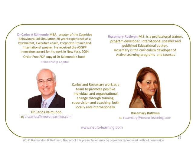 Neuro learning 3d-simulation | PPT